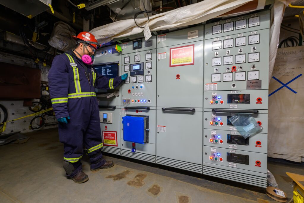 Powering Up: Celebrating the Successful Switchboard Activation on JSS1 - Seaspan