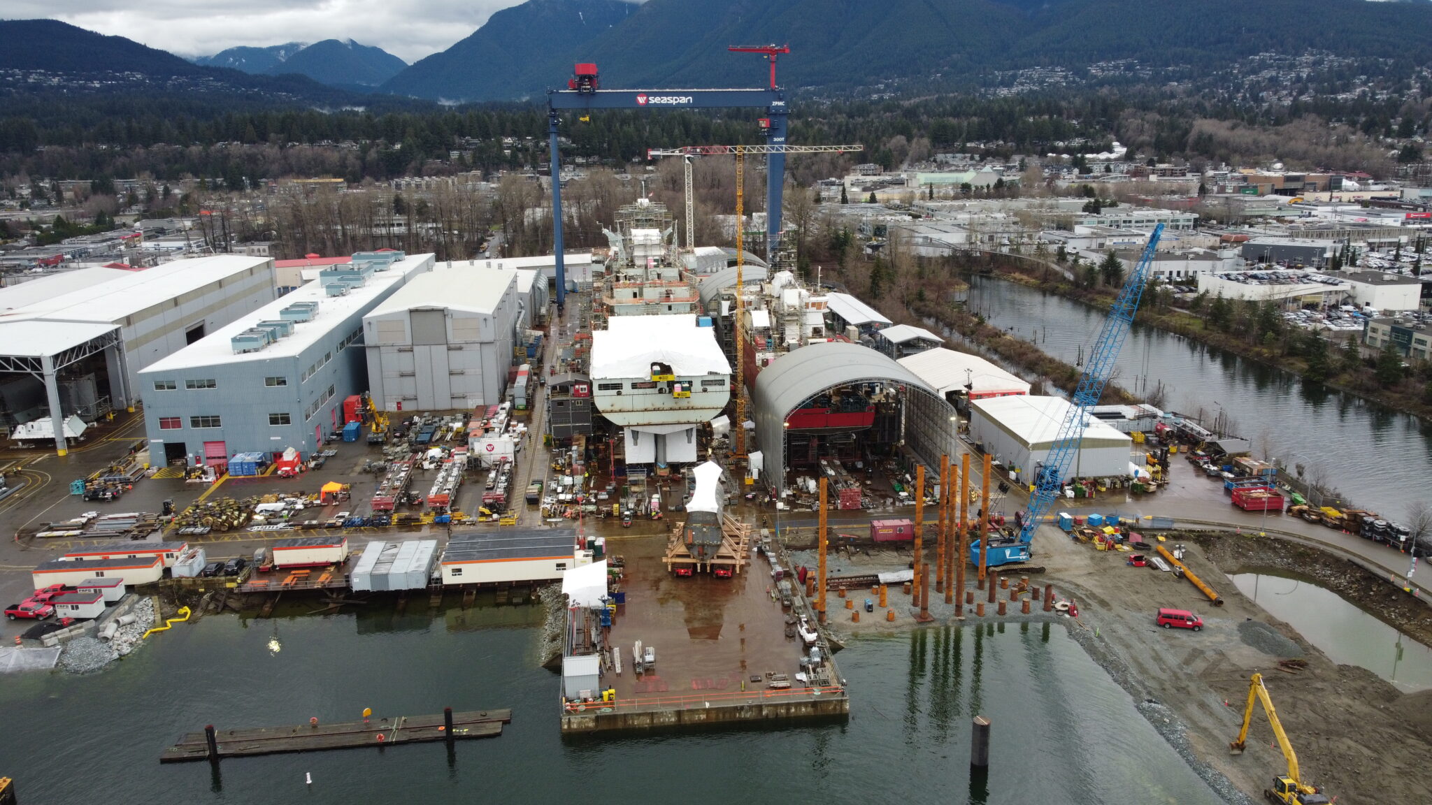 Seaspan Vancouver Shipyards makes progress on JSS2 with delivery of 17m ...