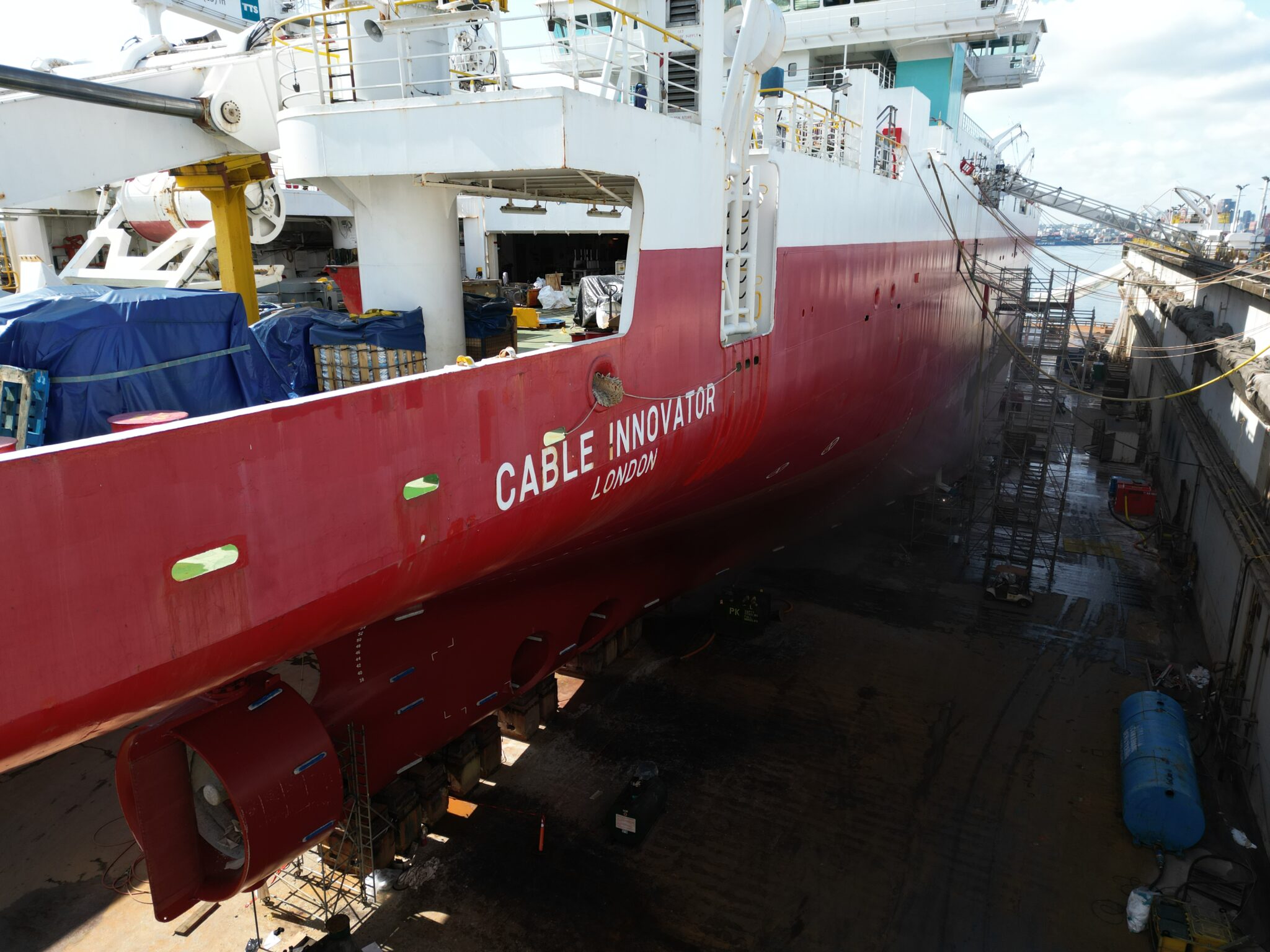 Cable Innovator Vessel Completes Successful Visit to Vancouver Drydock ...